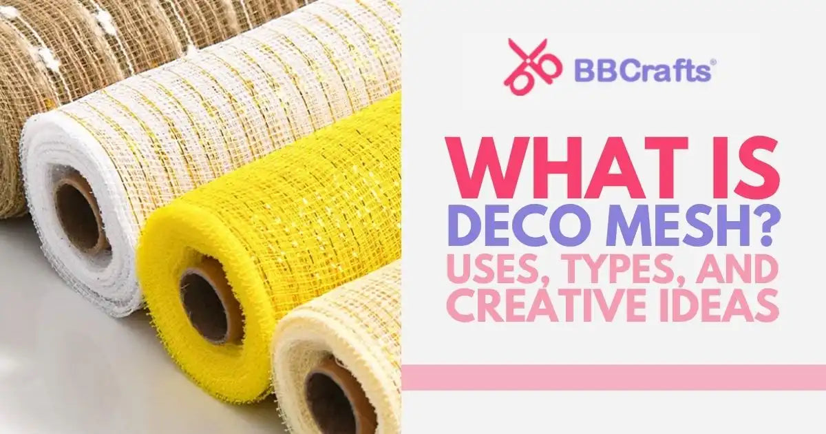 What Is Deco Mesh? Uses, Types, and Ideas – BBCrafts.com