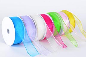 Thin wired edge organza ribbon | BBCrafts – BBCrafts.com