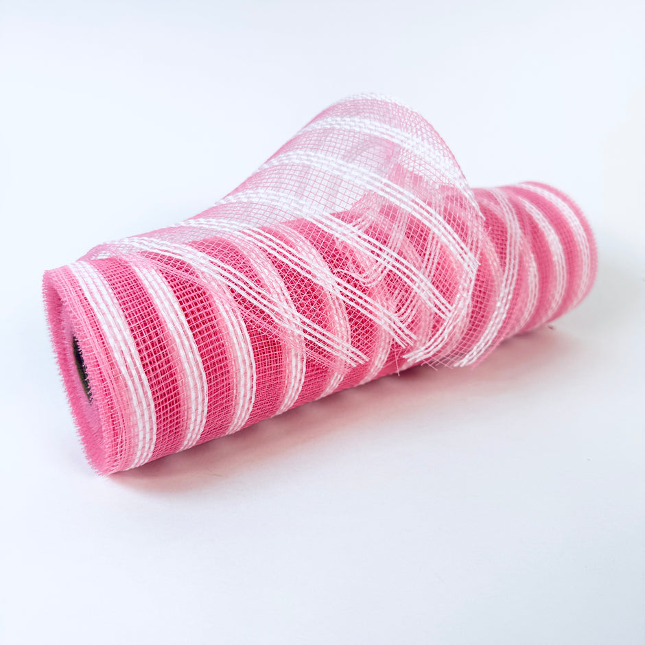 Stripe Design Deco Mesh – BBCrafts.com