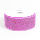 Metallic Deco Mesh Ribbons Fuchsia ( 2.5 inch x 25 yards ...