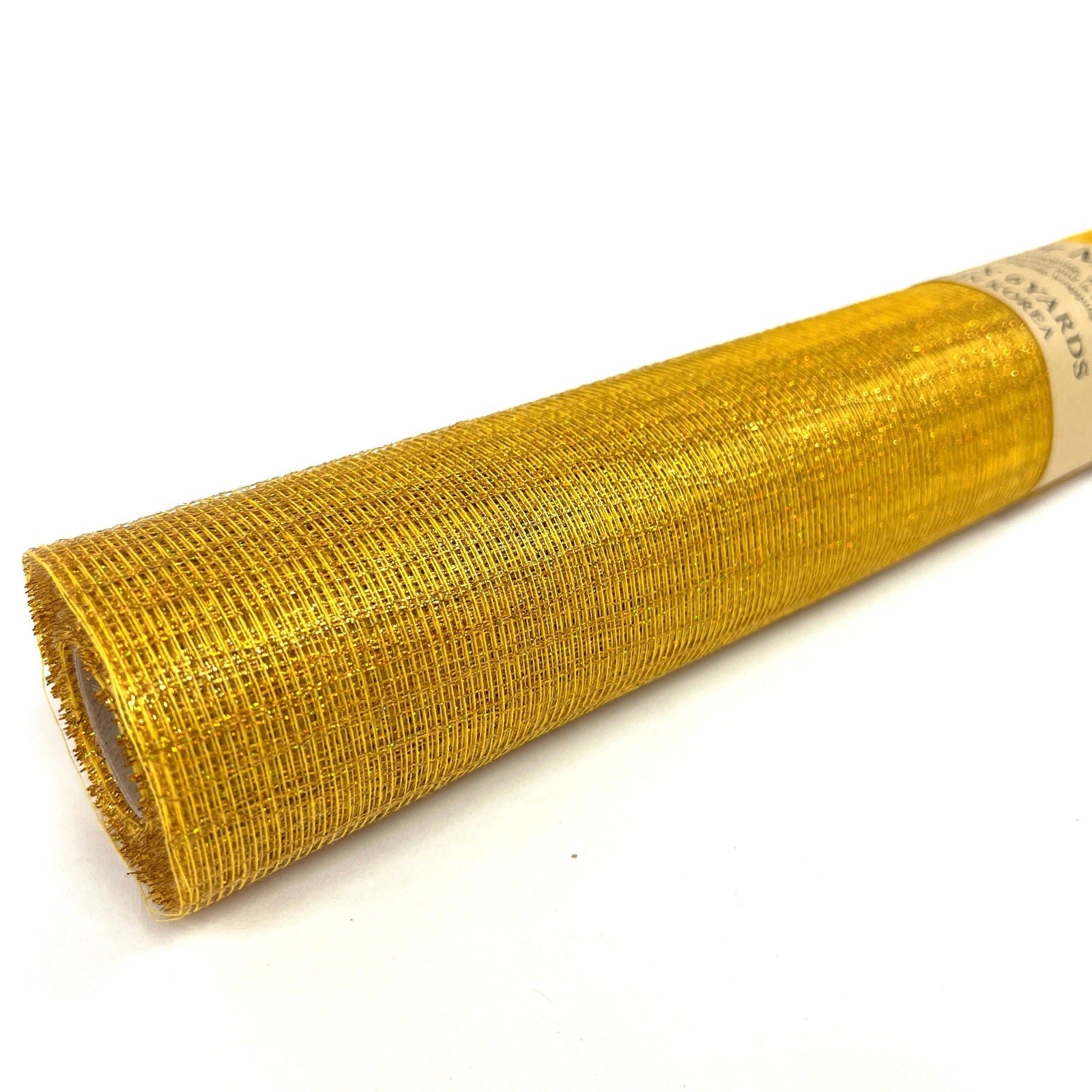 Metallic Thread Mesh Wrap Gold ( 21 Inch x 6 Yards ...