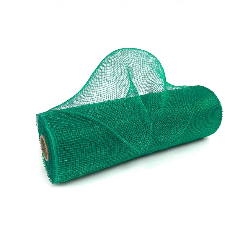 Hunter Green Floral Mesh Wrap - XB90207 – BBCrafts.com