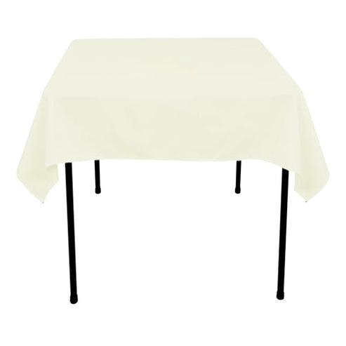 52x52 Inch Ivory Square Tablecloths - 525218 – BBCrafts.com
