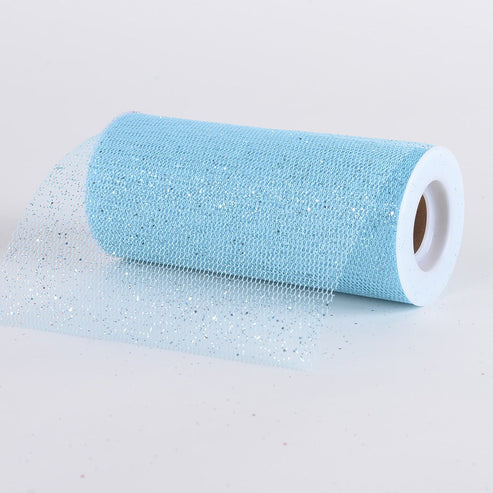Light Blue - Premium Glitter Net - ( W: 6 Inch | L: 10 Yards ...