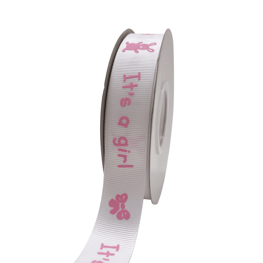 Baby Print Ribbons | Baby Footprint Wholesale Ribbon | BBCrafts ...