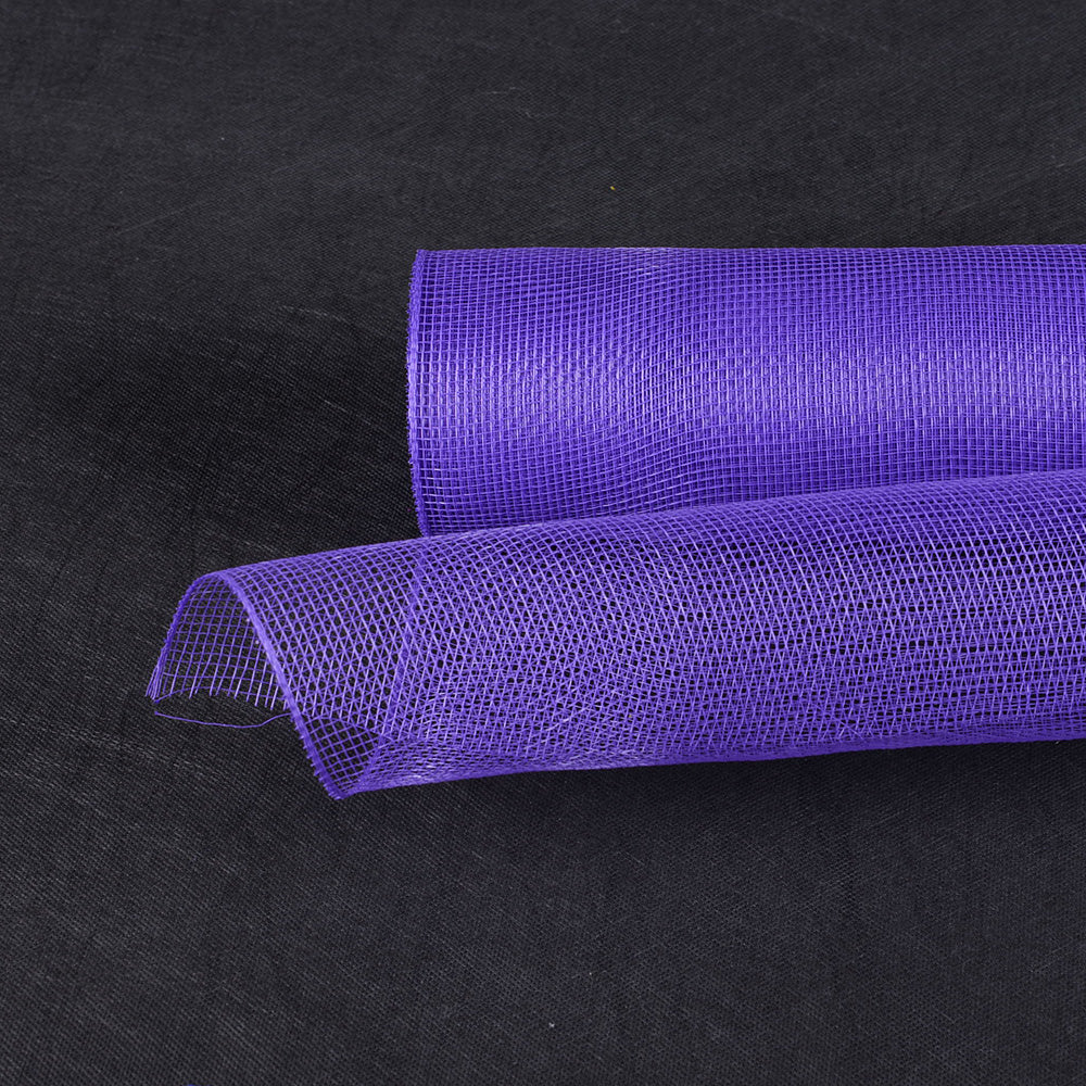 Floral Mesh Wrap Solid Color Purple ( 21 Inch x 10 Yards ...