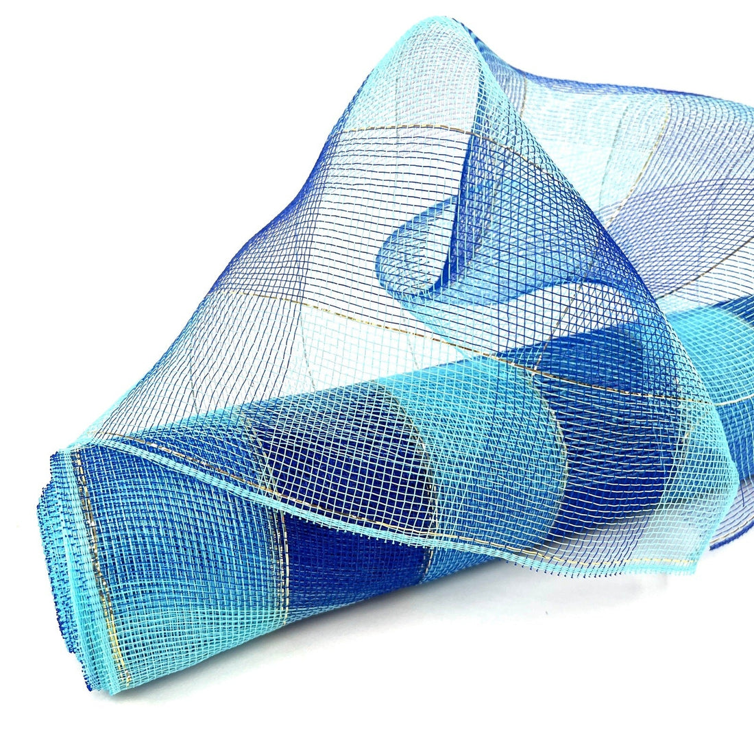 Christmas Mesh Wraps Royal Blue ( 21 Inch x 10 Yards ...