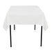 70x70 Inch White Square Tablecloths – BBCrafts.com