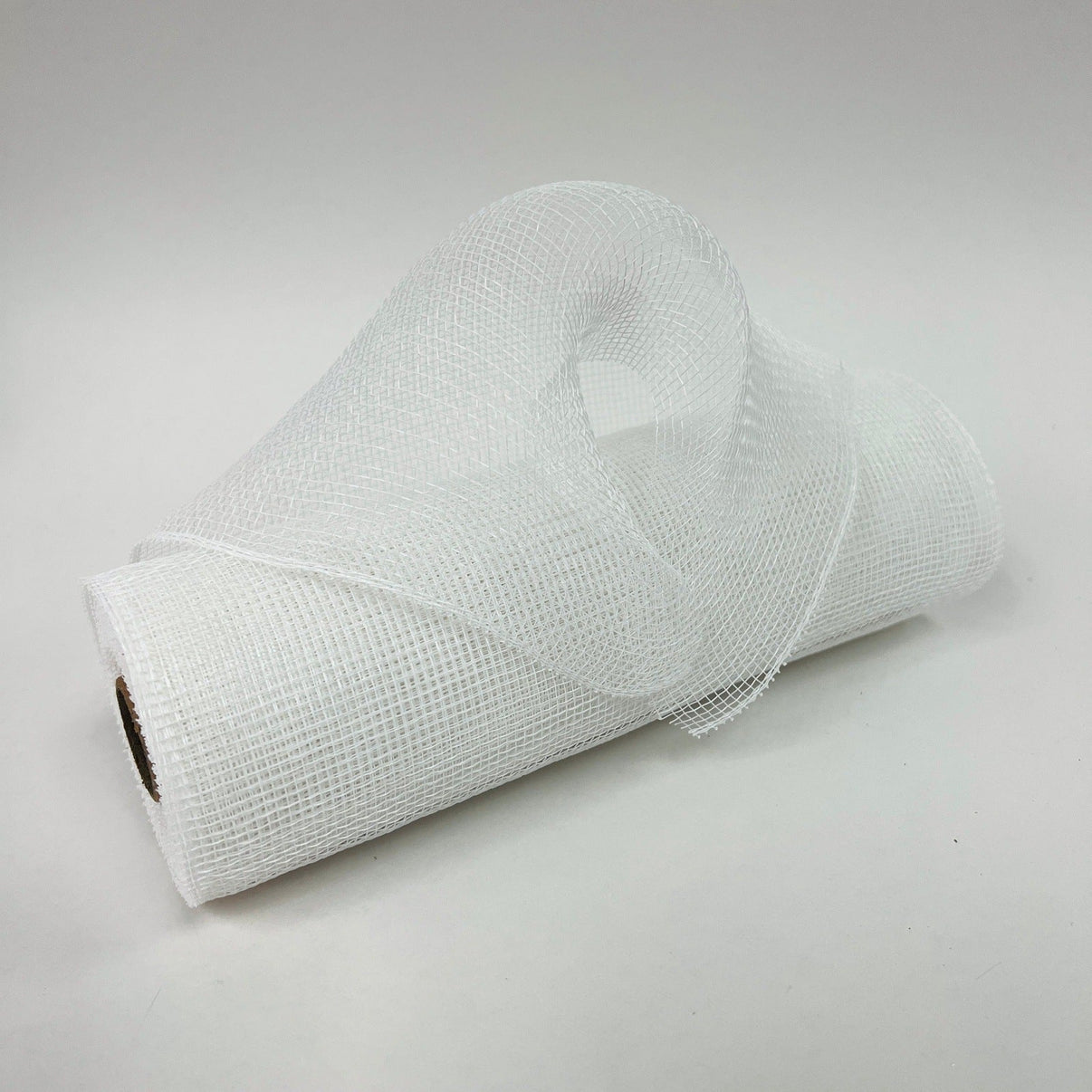 Floral Mesh Wrap Solid Color White – BBCrafts.com