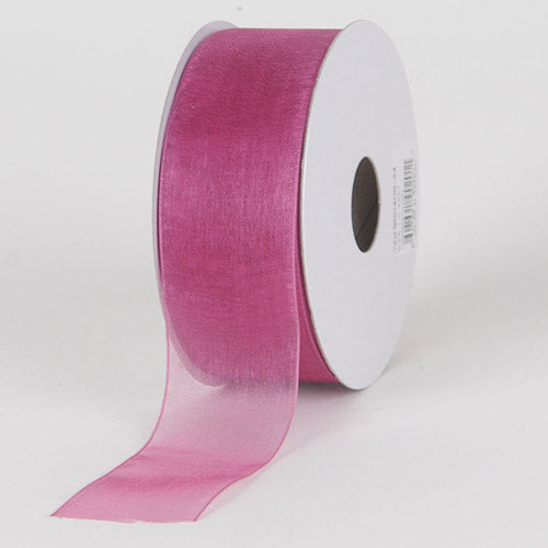 Organza Ribbon Thin Wire Edge 25 Yards Melon ( 2-1/2 inch | 25 Yards ...