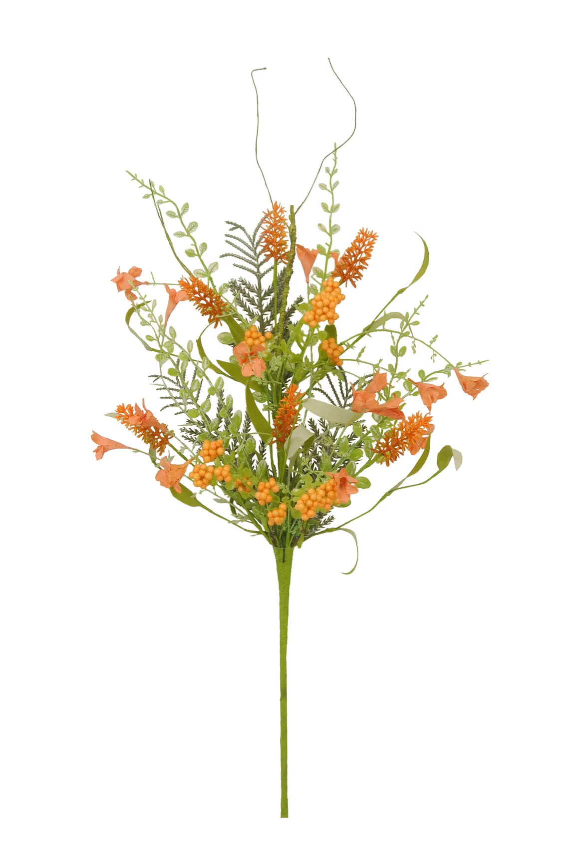 23 Inch Orange Berry Spray - 60919 - BBCrafts – BBCrafts.com